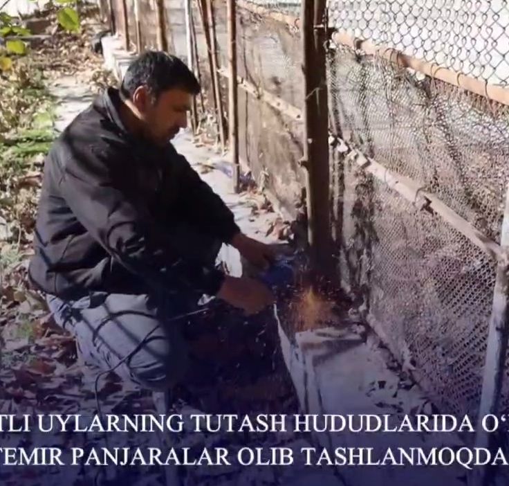 Samarqand shahrida ko‘p qavatli uylarning tutash hududlarida o ...